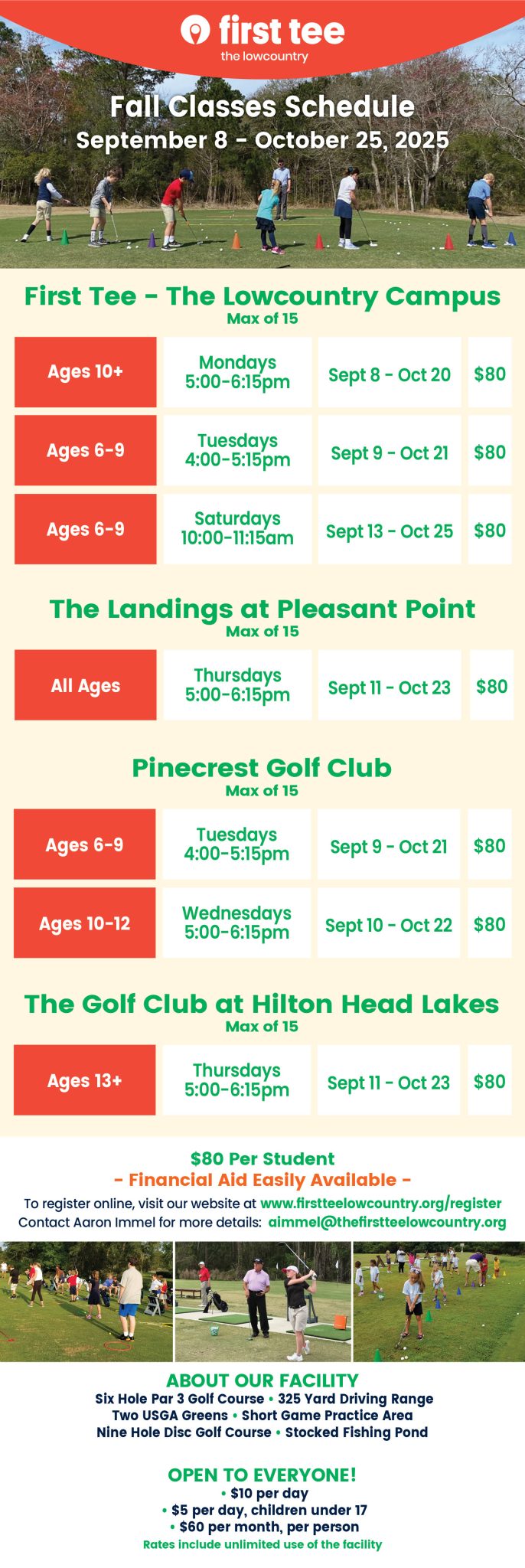 First Tee of the Lowcountry Programs for Sept./Oct. 25 - Hilton Head ...